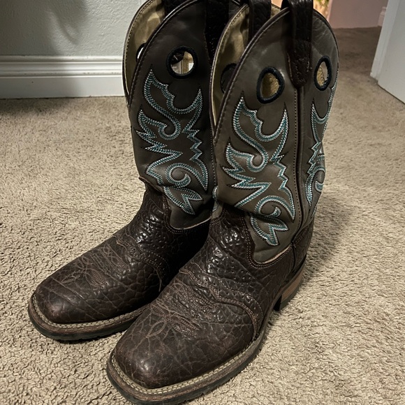 Double H | Shoes | Double H Mens Daniel Square Toe Roper Western Boots ...